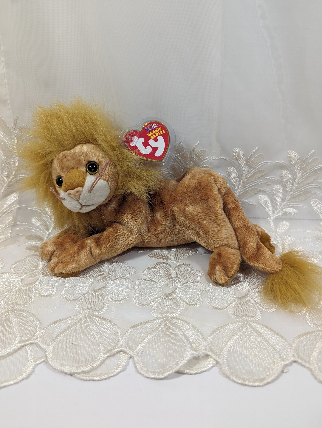 Ty Beanie Baby - Orion the Lion (7.5in) - Etsy