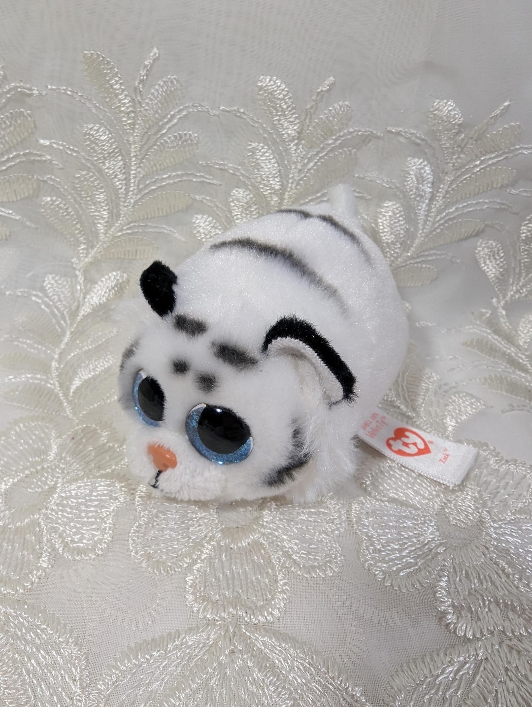 Ty Teenie Tys - Zack the White Tiger (4in) No Tag - Etsy