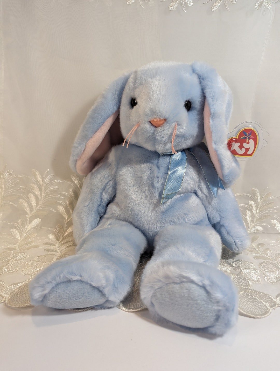 Ty Beanie Buddy - Flippity the Blue Rabbit (14in) Near Mint Tag - Etsy