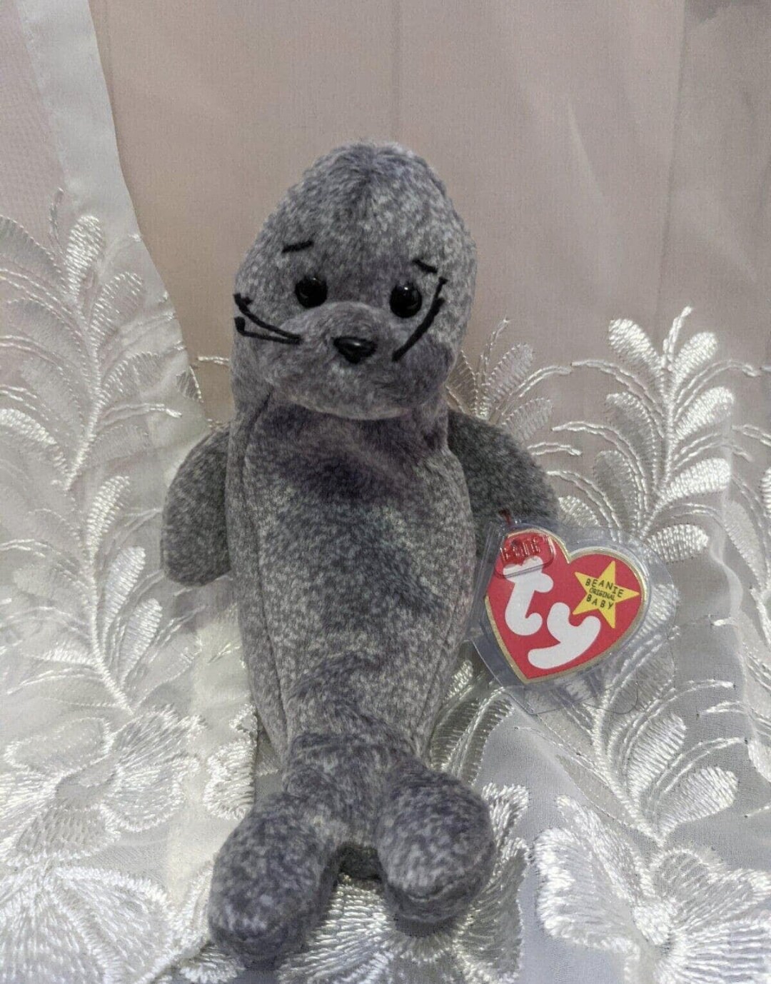 Ty Beanie Baby - Slippery the Seal (7in) - Etsy