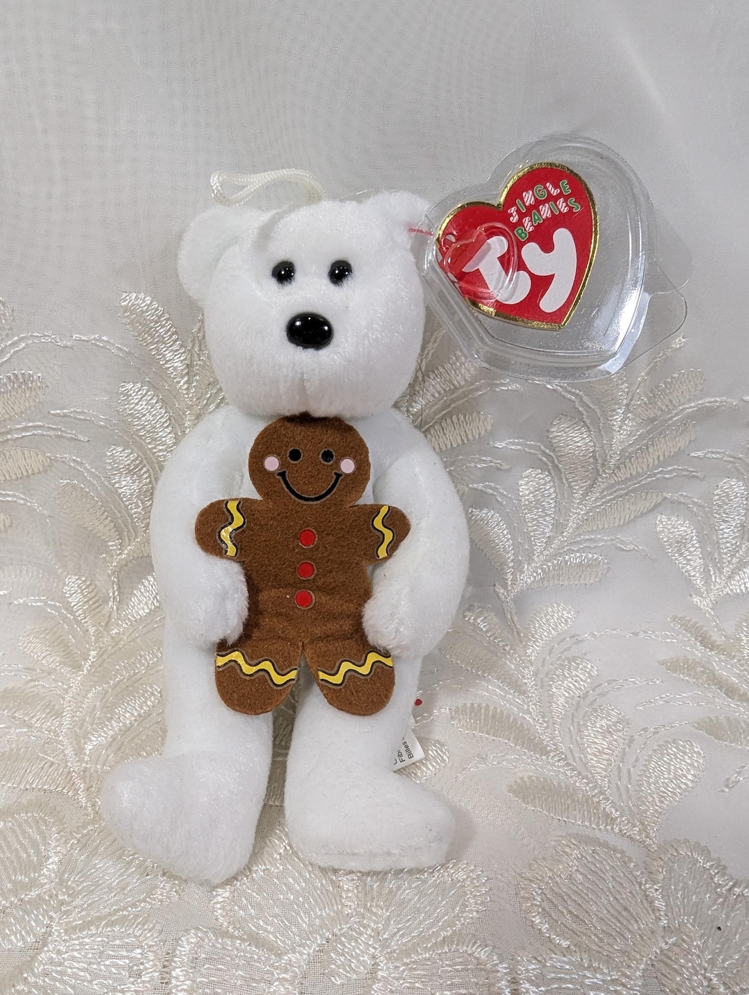 Seller Away May 14 - 28 Ty Jingle Beanie - Goody the Bear Holding ...