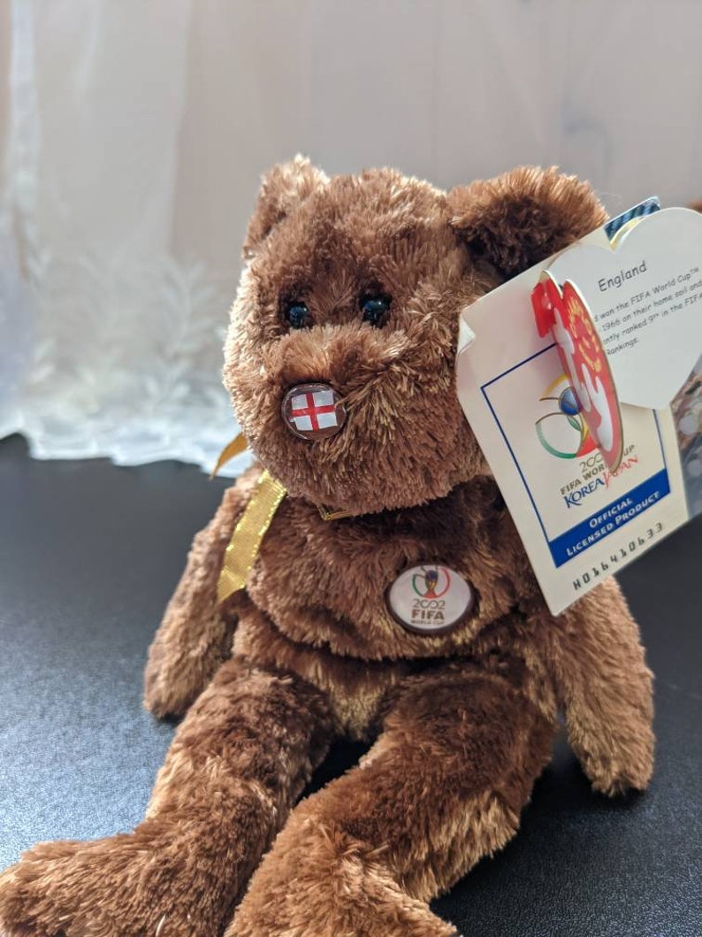 Ty Beanie Babies FIFA Champion Bears Argentina USA Italy - Etsy