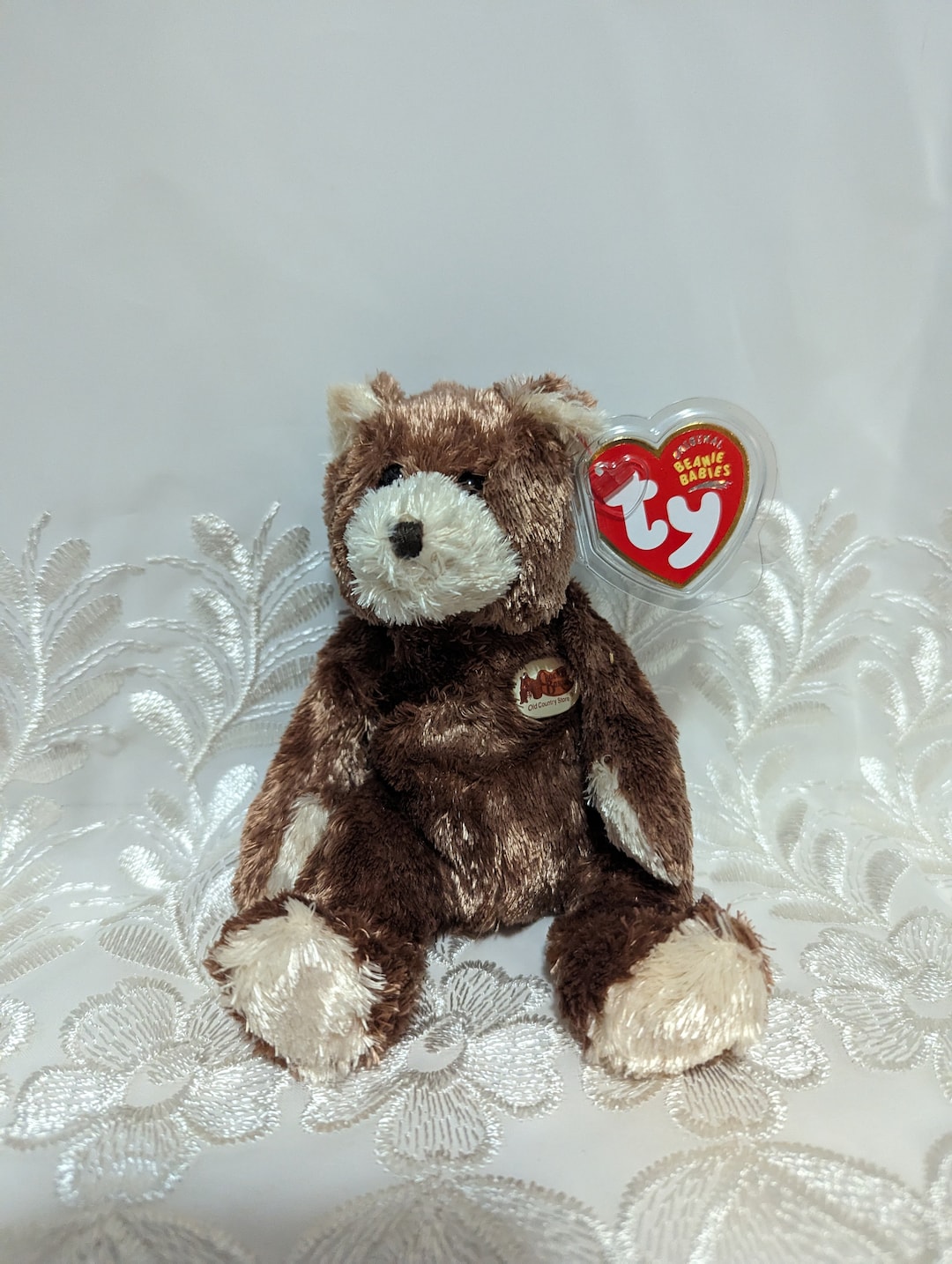 Ty Beanie Baby - Old Timer the Bear (6.5in) Cracker Barrel Exclusive - Etsy