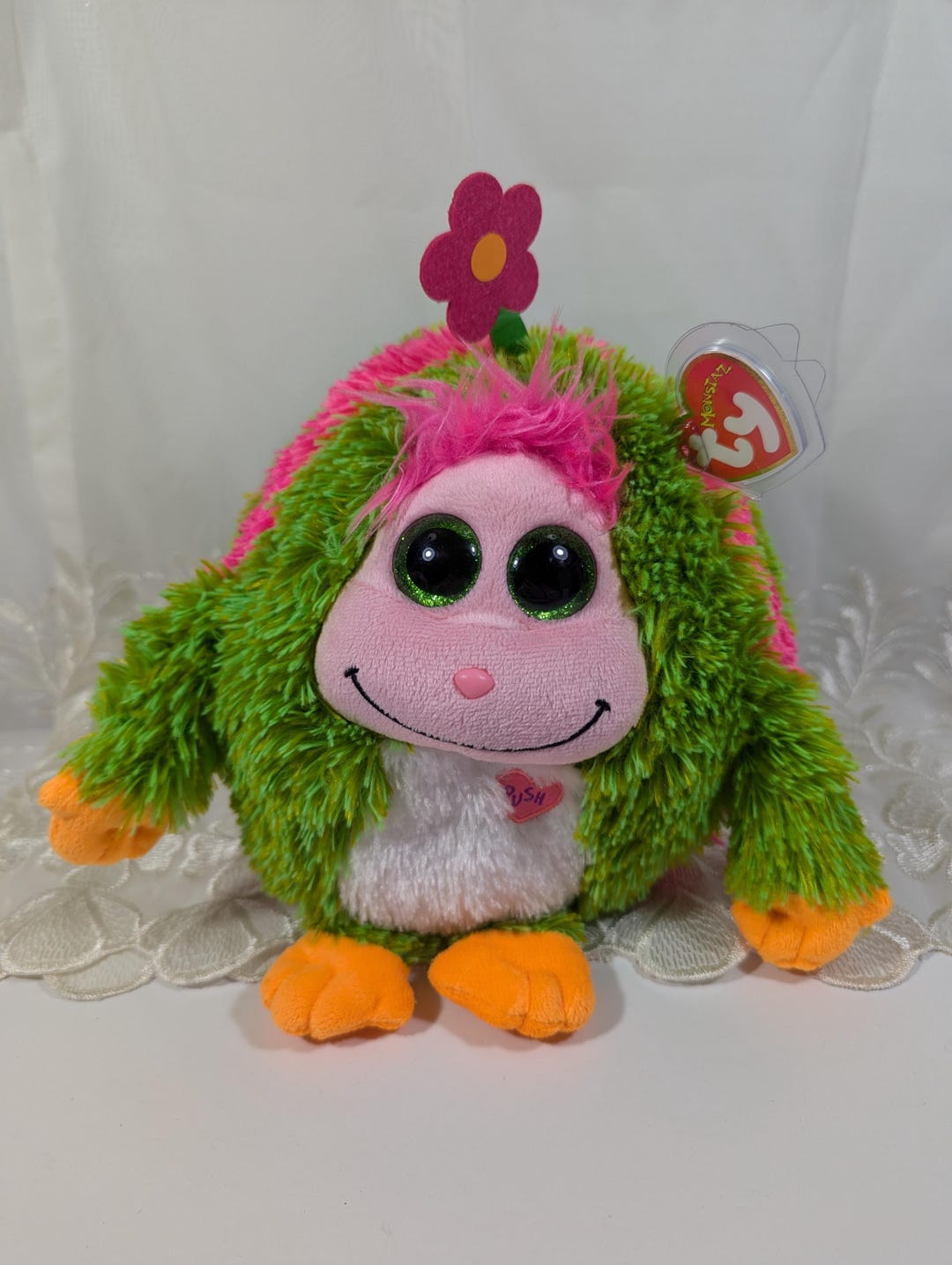 Ty Monstaz - Daisy the Monster (8 In) Creased Tag, No Sound - Etsy