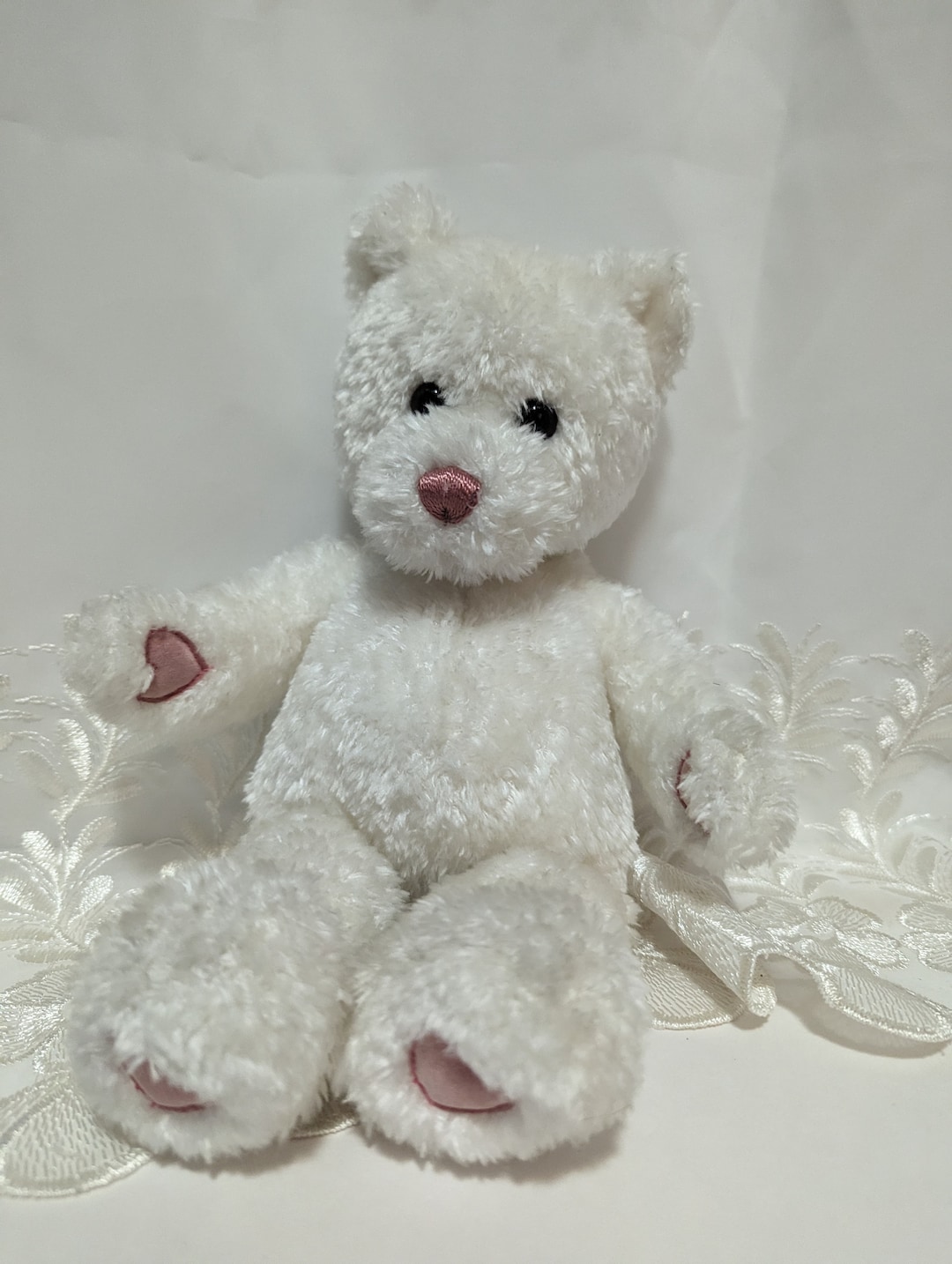 Gund - Bonnie the White Bear (13in) Missing Tag - Style Number 1465 - Etsy