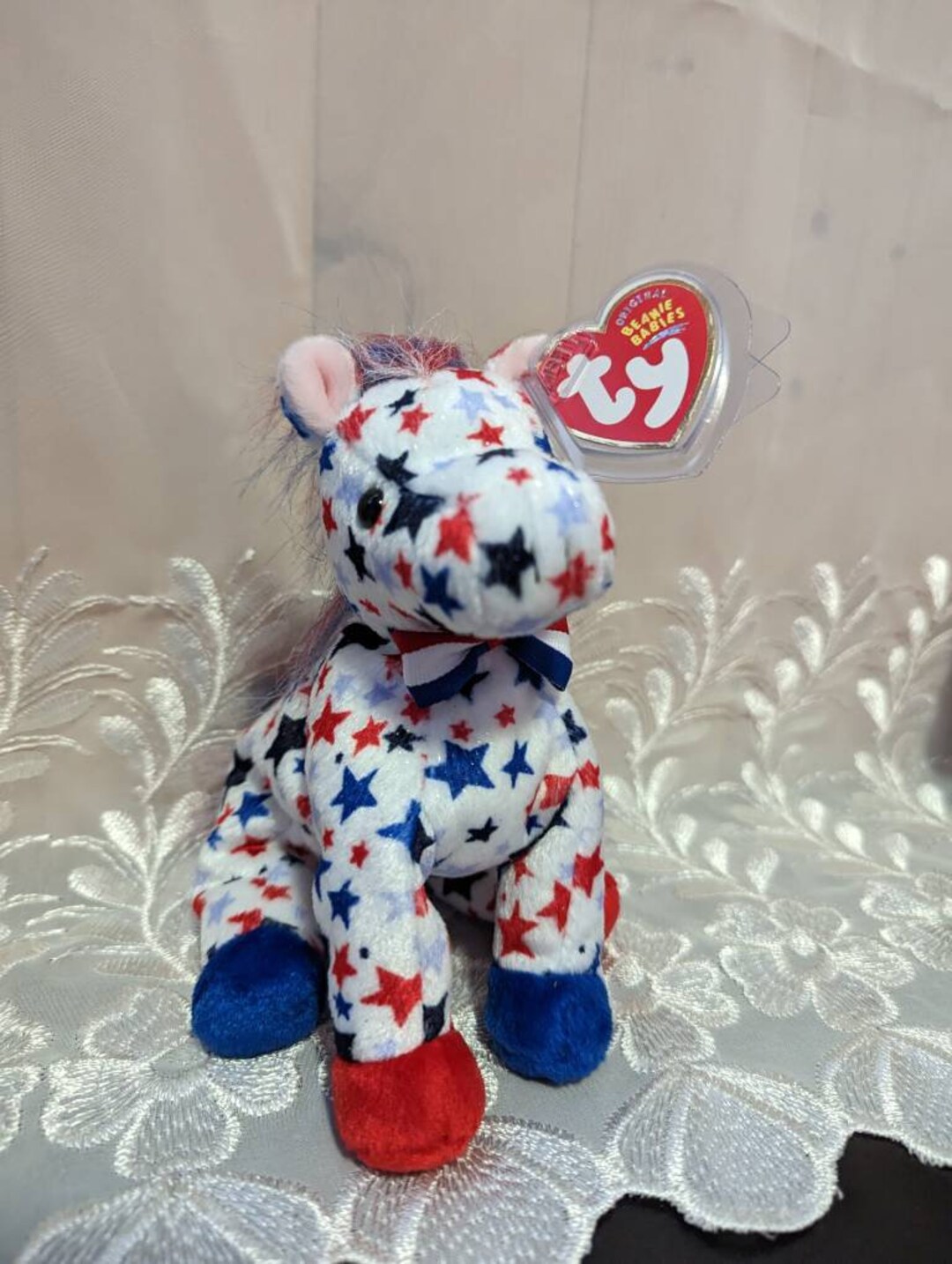 Ty Beanie Baby Lefty the Stary Donkey Mint American Plush Toy 6 In - Etsy