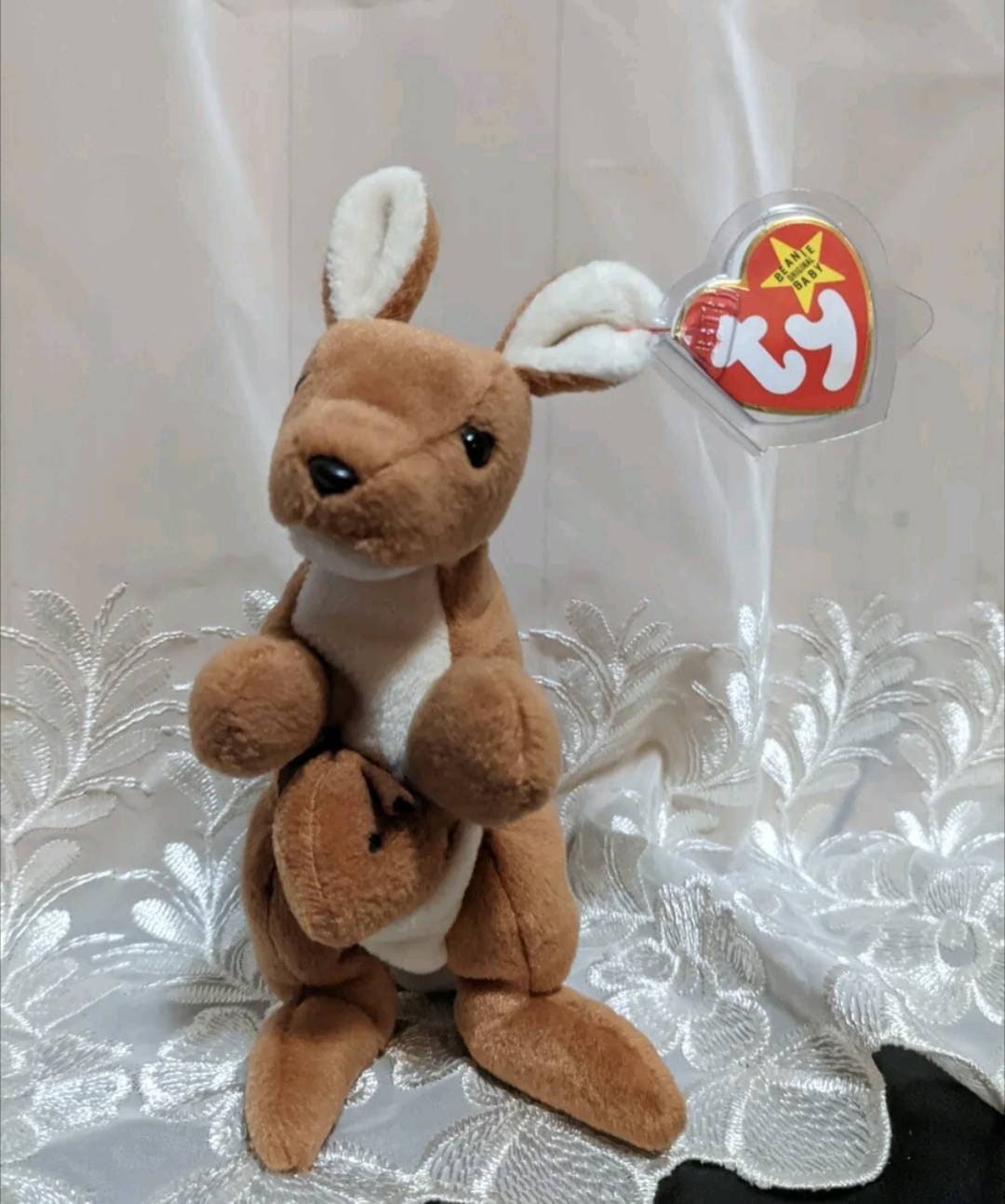 Ty Beanie Baby - Pouch the Kangaroo- Mint Vintage Plush Toy. (7in) - Etsy
