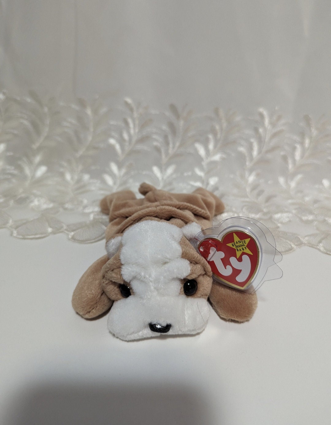 Ty Beanie Baby - Wrinkles the Bulldog (6in) - Etsy