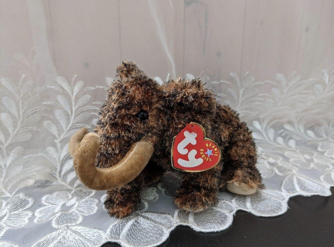 Ty Beanie Baby Giganto the Woolly Mammoth 8.5in - Etsy