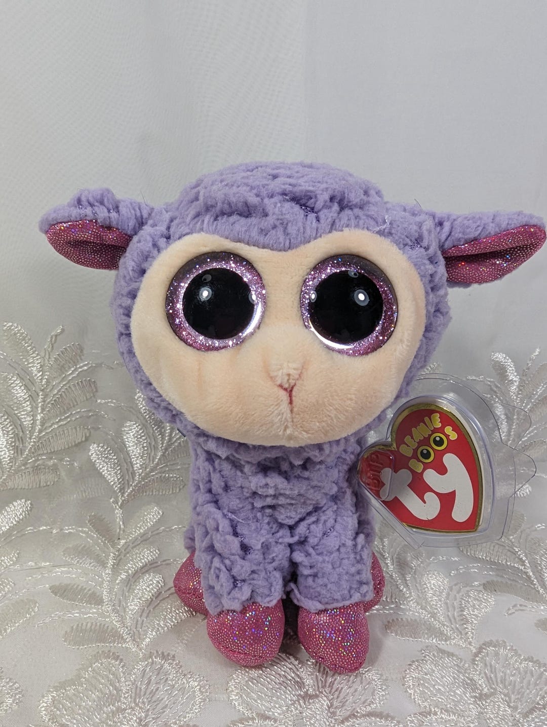 Ty Beanie Boo Lavender the Purple Sheep 6 In Creased Tag - Etsy