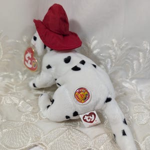 Ty Beanie Baby of the Month - Fireplug the Dalmatian (6in) - Etsy