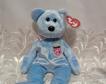 Ty Beanie Baby Eggs II The Blue Bear 8.5in