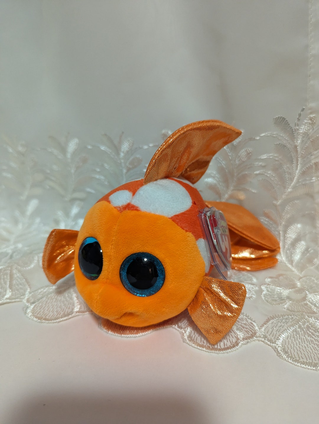 Ty Beanie Boo - Sami the Goldfish (6in) Crease Hang Tag - Etsy