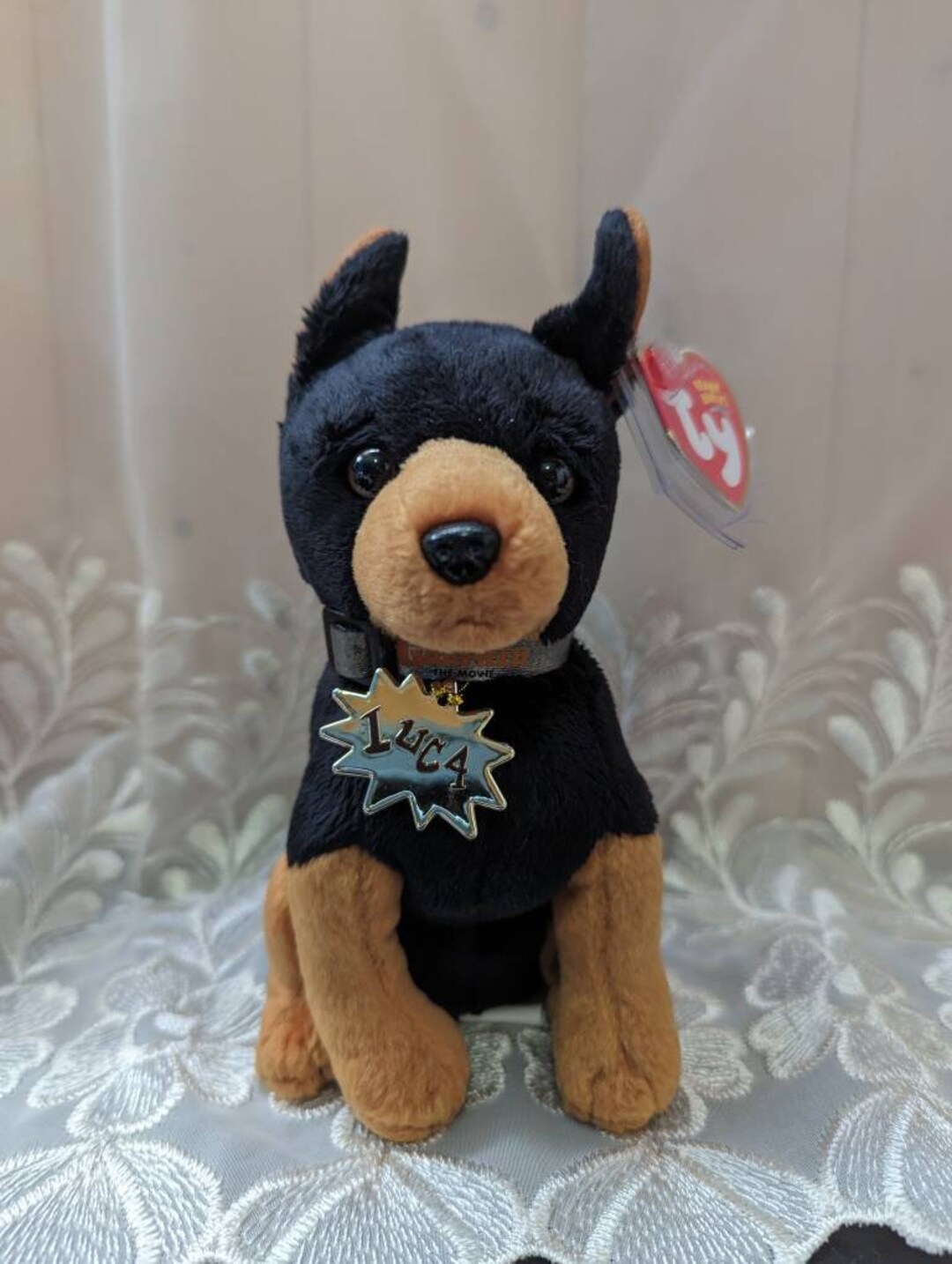 Ty Beanie Baby - Luca the Dog From the Garfield Movie - Plush Toy (6in ...