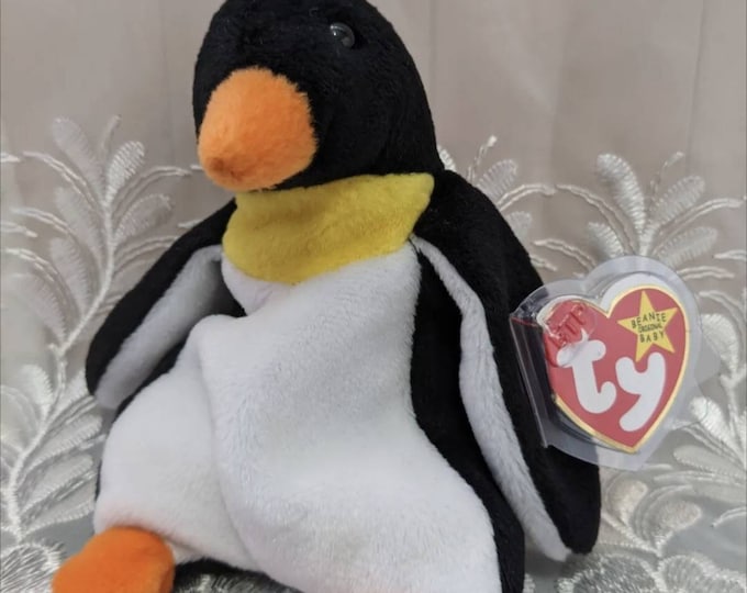 Ty Beanie Baby Waddle the Penguin Mint Vintage Plush Toy 6.5in - Etsy