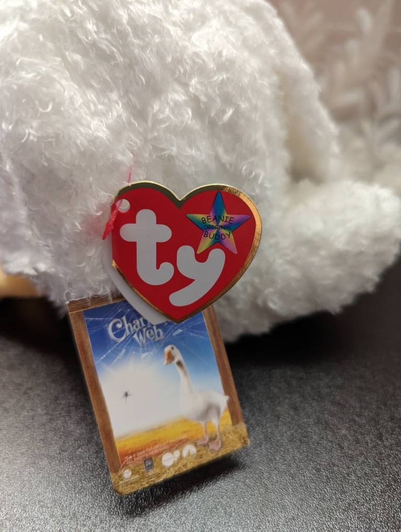 Ty Gussy the Goose From Charlotte's Web Beanie Baby - Etsy