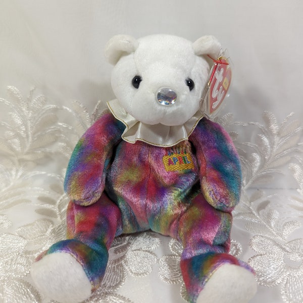 Birthday Bear April Baby - Etsy