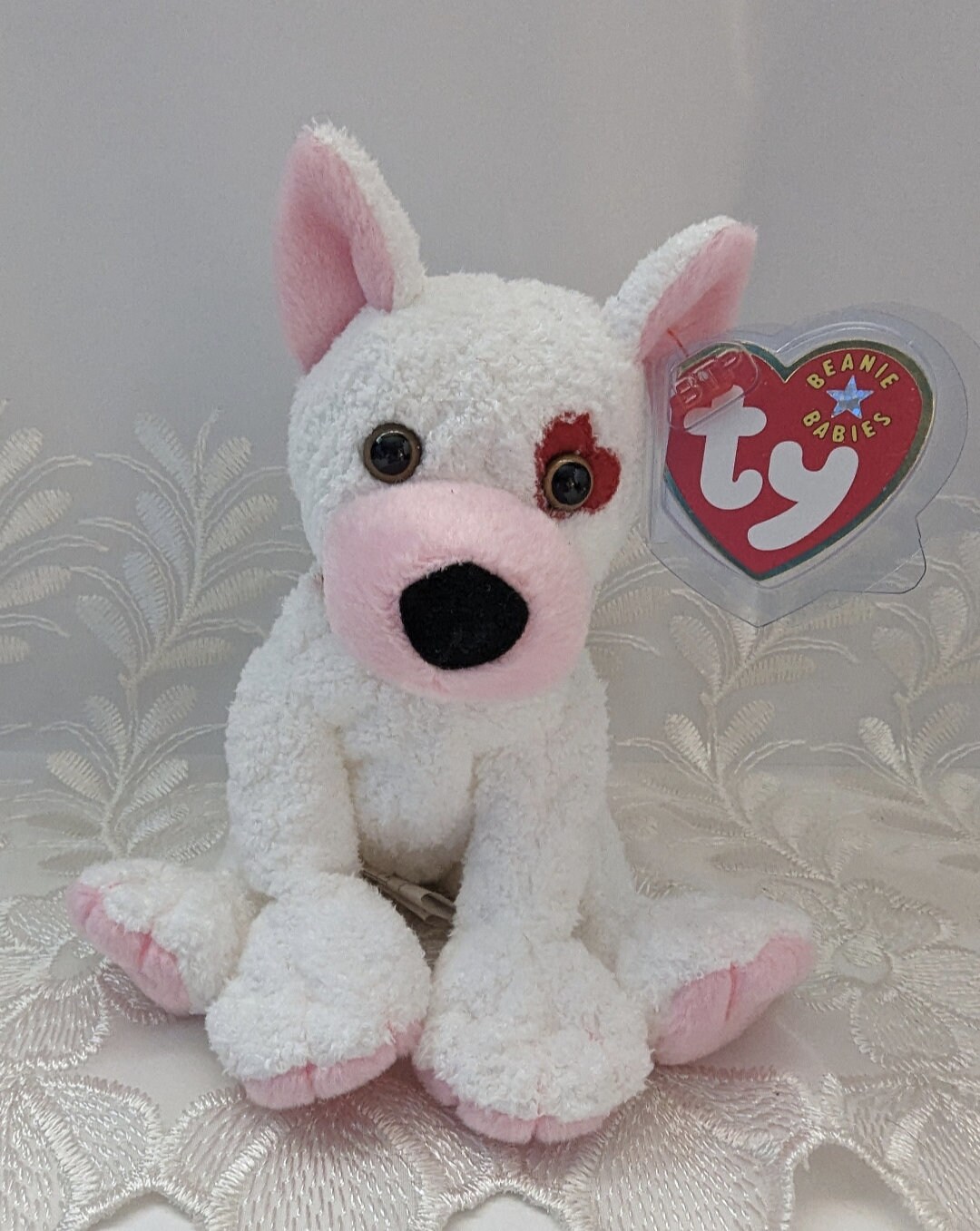 Ty Beanie Baby - Cupid the Dog (6in) Heart on Left Eye - Etsy