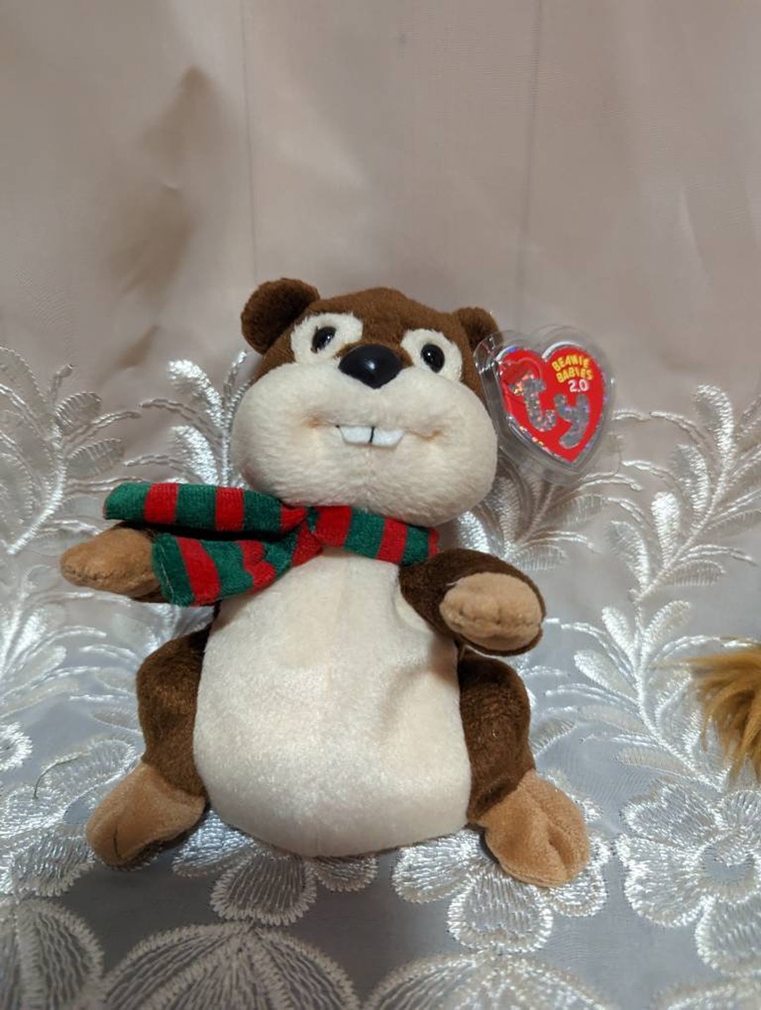 Ty Beanie Babies 2.0- Yule the Beaver - Mint Plush Toy (6in) - Etsy