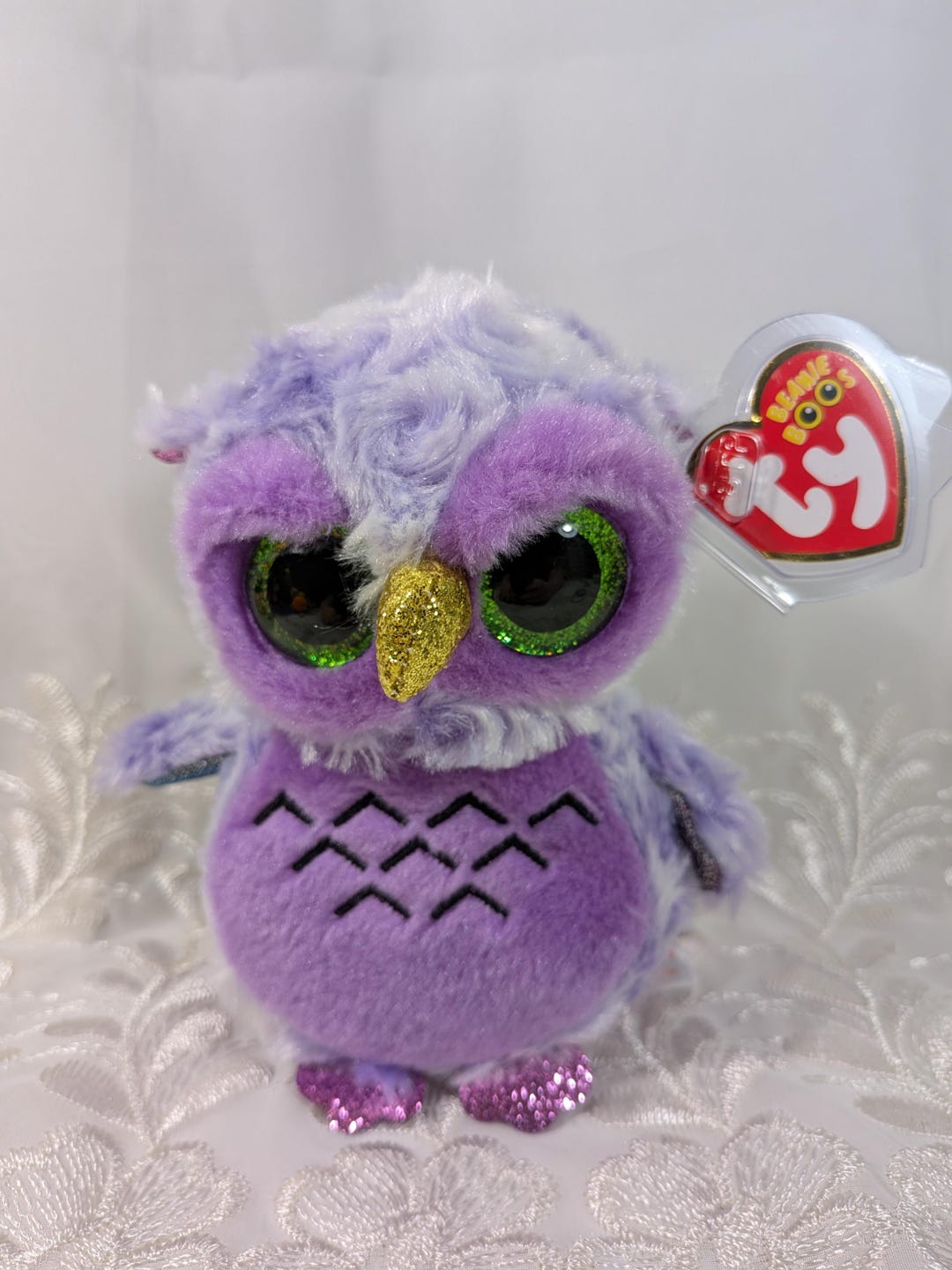 Ty Beanie Boos - Owlivia the Purple Owl (6in) - Etsy