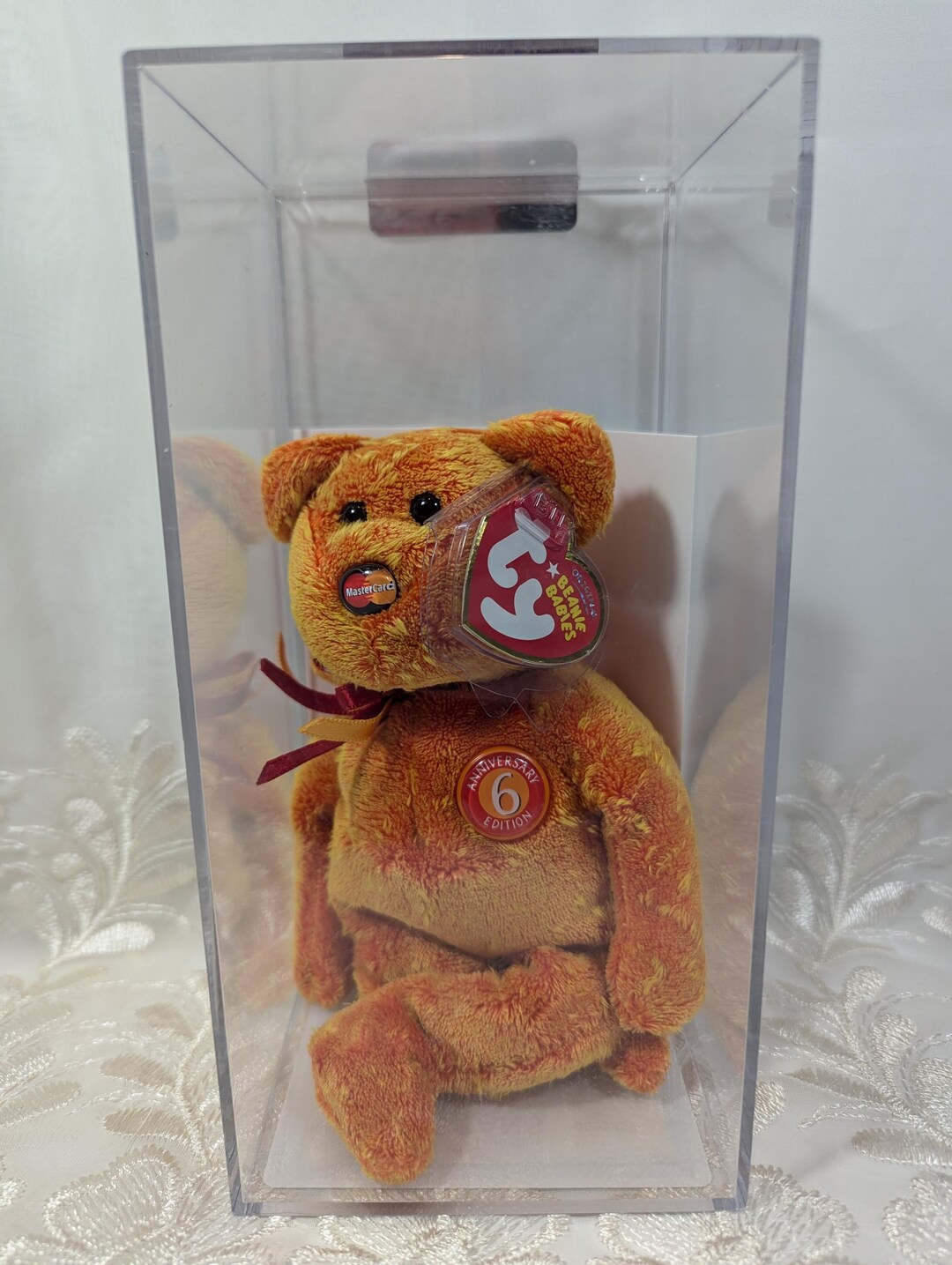 Ty Beanie Baby - MC Mastercard Bear With Card, Anniversary Edition #6 ...
