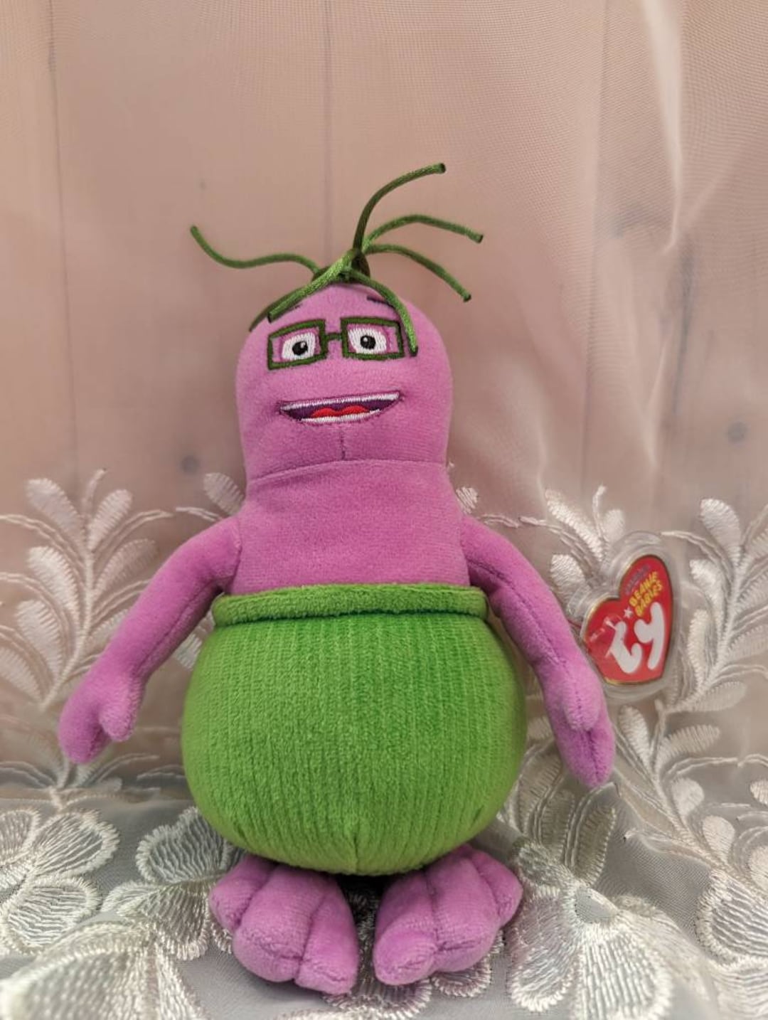 Ty Beanie Babies - Pi the Purple Boblin From the Cartoon Show Boblins ...