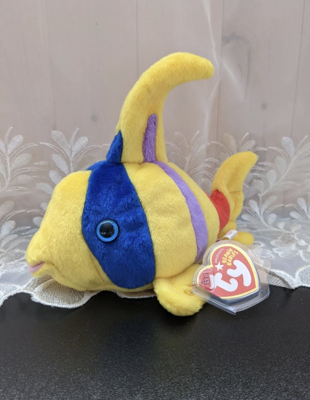 Ty Beanie Baby - Oriel the Fish (7in) - Etsy