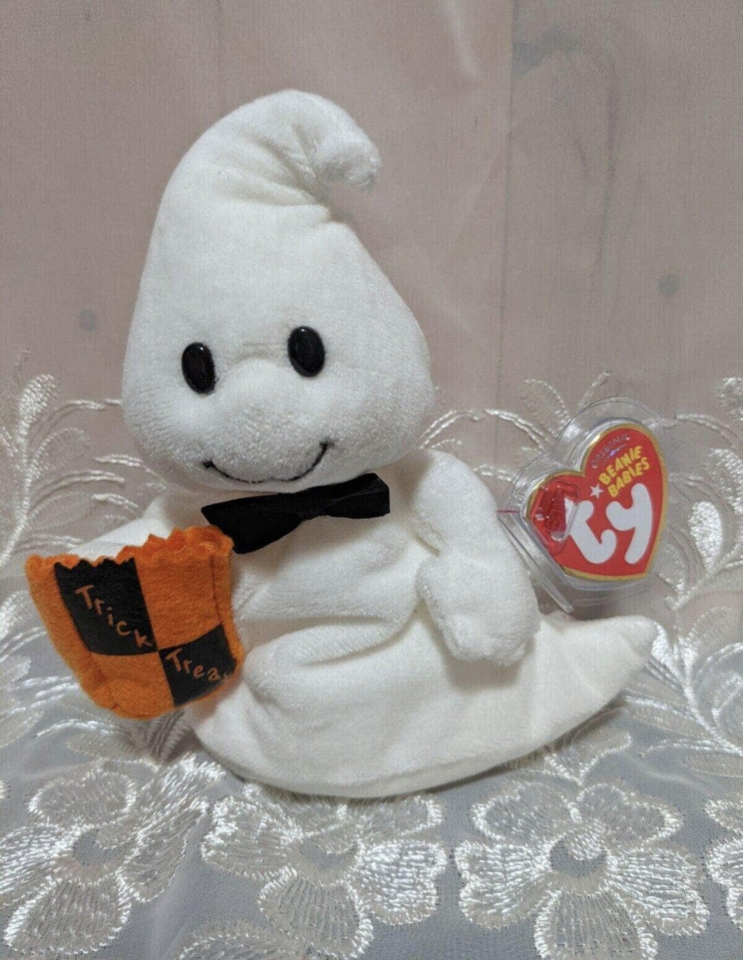 Seller Away Jan 13 27 Ty Beanie Baby Ghostio the Halloween Ghost 7in - Etsy