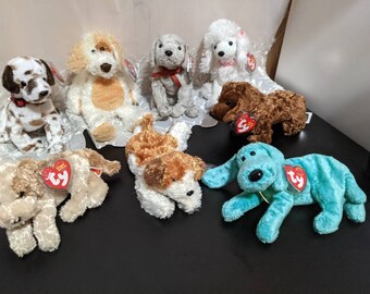 Ty Green Dog Plush - Etsy