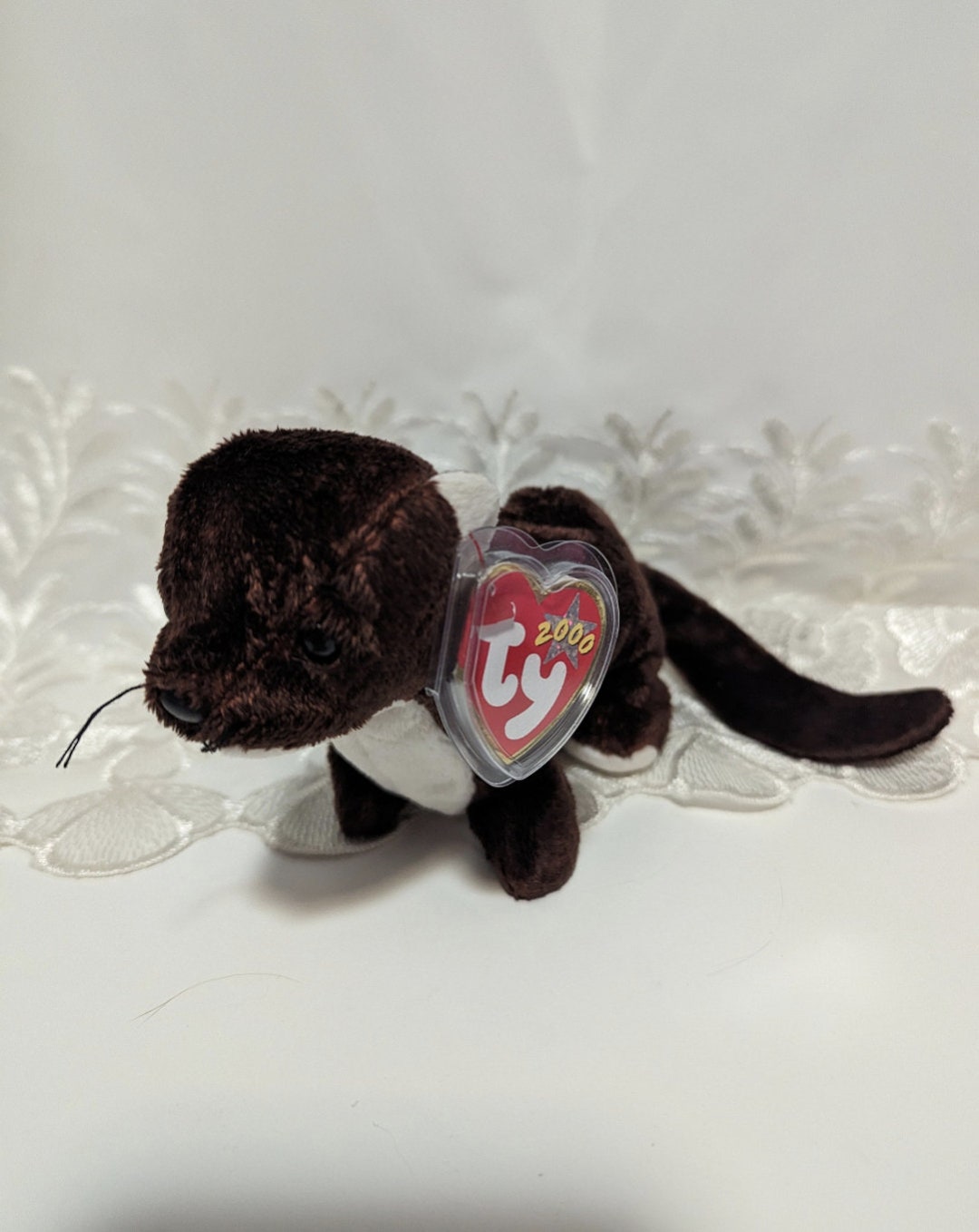 Ty Beanie Baby - Runner the Ferret (7in) Nice Poem - Etsy