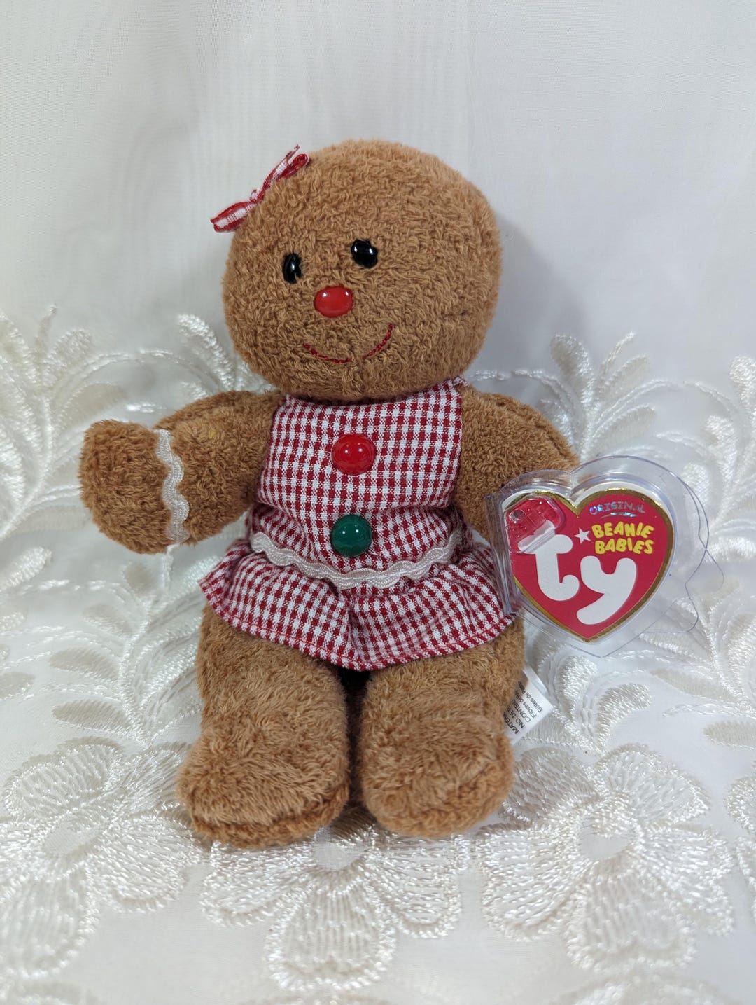 Ty Beanie Baby - Gretel the Gingerbread Girl (7.5 In) *rare* - Etsy