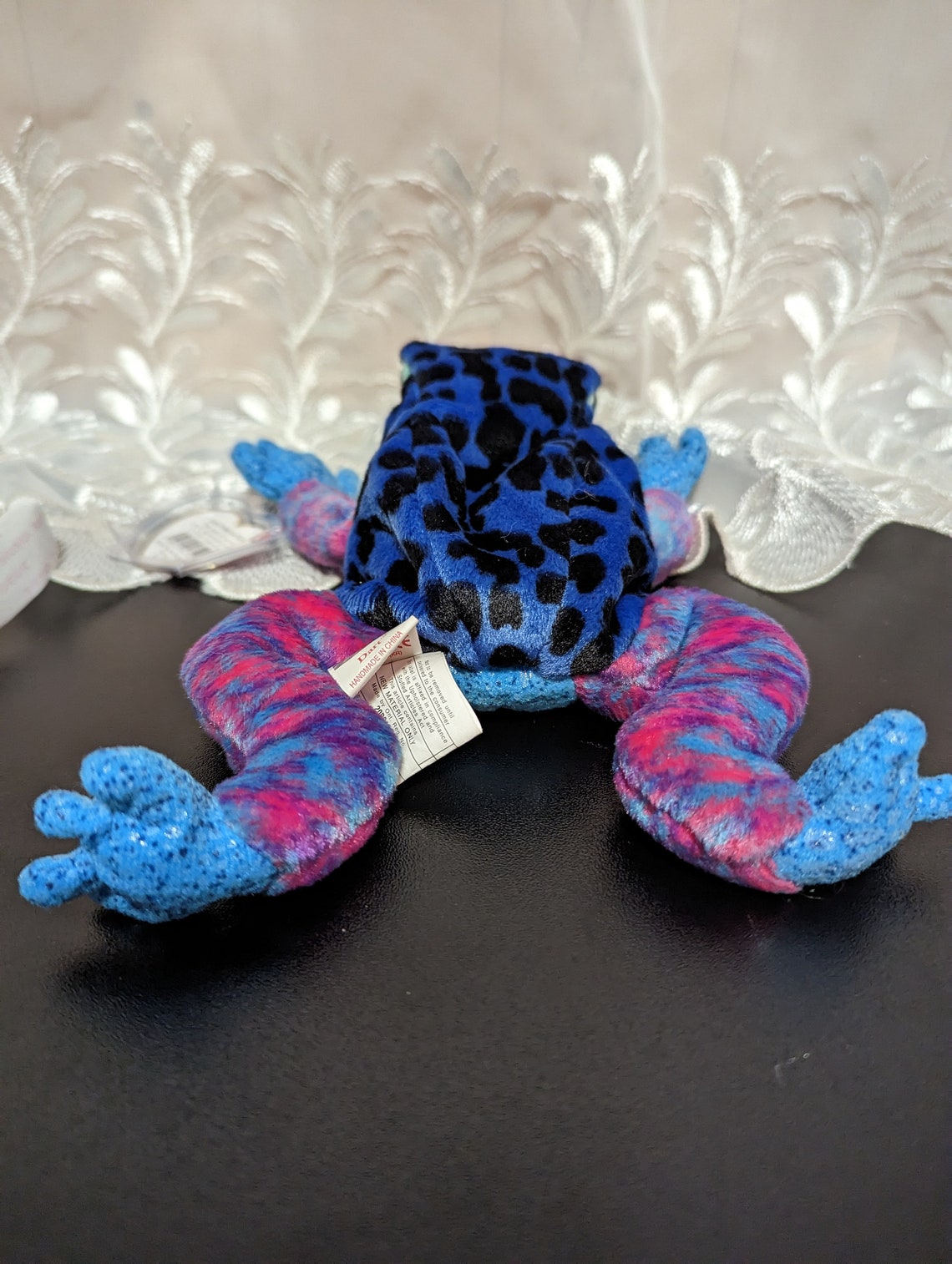 Ty Beanie Baby - Dart the Blue Frog- Mint Plush Toy (7in) - Etsy