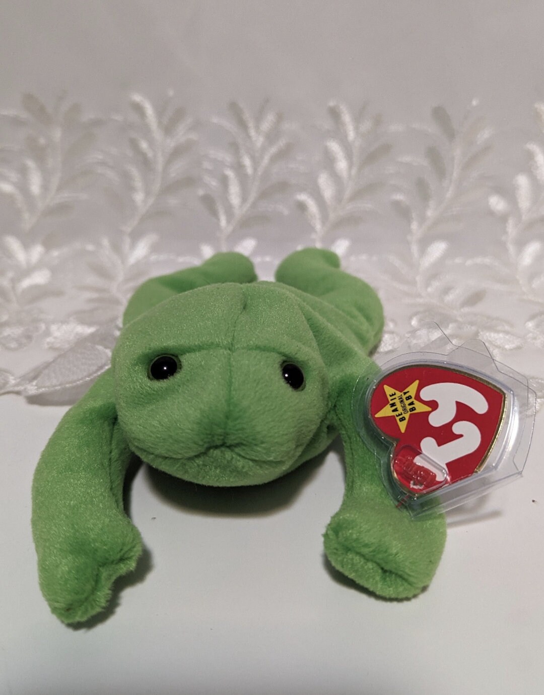 Ty Beanie Baby - Legs the Frog (9in) - Etsy