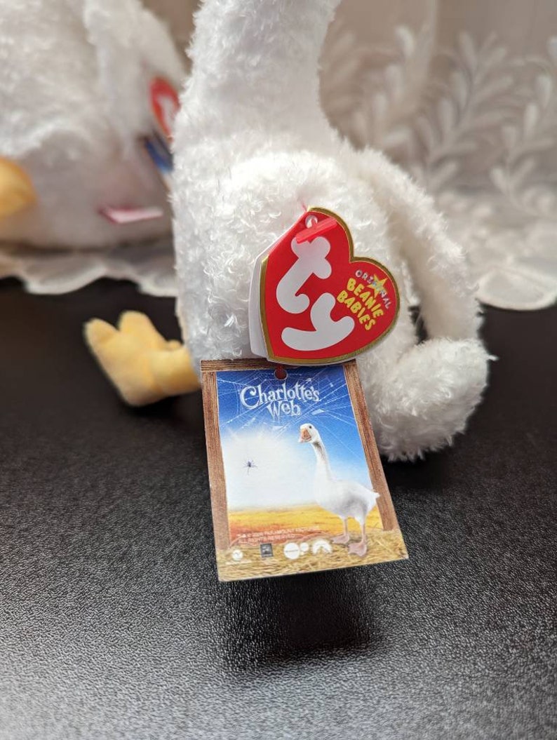 Ty Gussy the Goose From Charlotte's Web Beanie Baby - Etsy