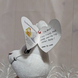 Ty Beanie Babies Max the Bunny From Max and Ruby the Children's TV Show ...