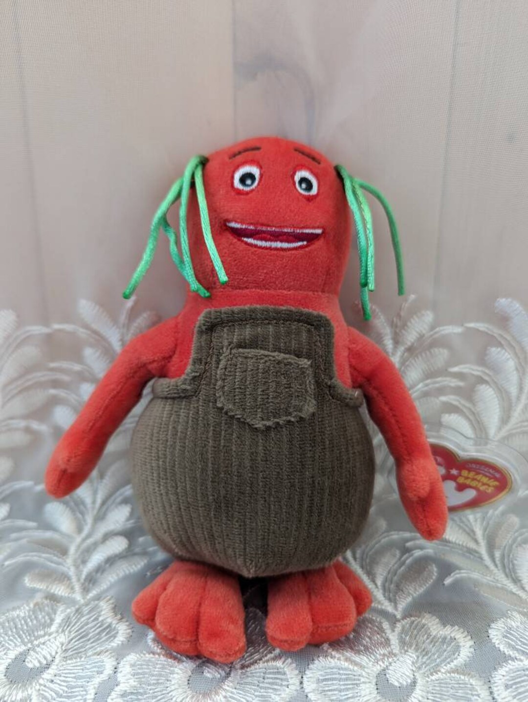 Ty Beanie Babies - Ruddle the Red Boblin From the Tv Show Boblins ...