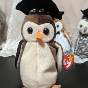 Ty Beanie Babies Vintage Graduation Owls. Choose From Wise (1998 ...