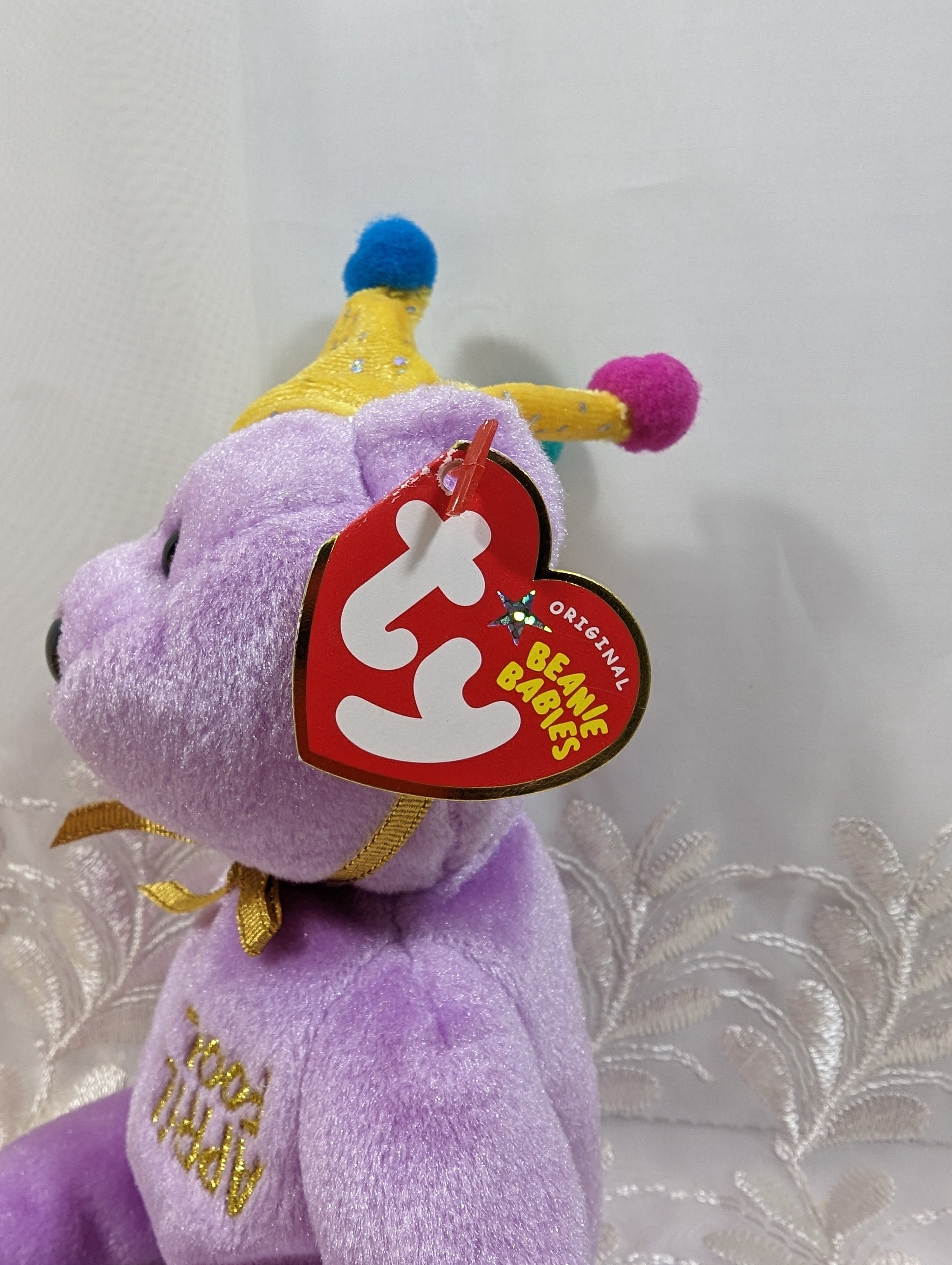 Ty Beanie Babies - Jokester the Purple April Fool's Bear (8.5in) Near ...
