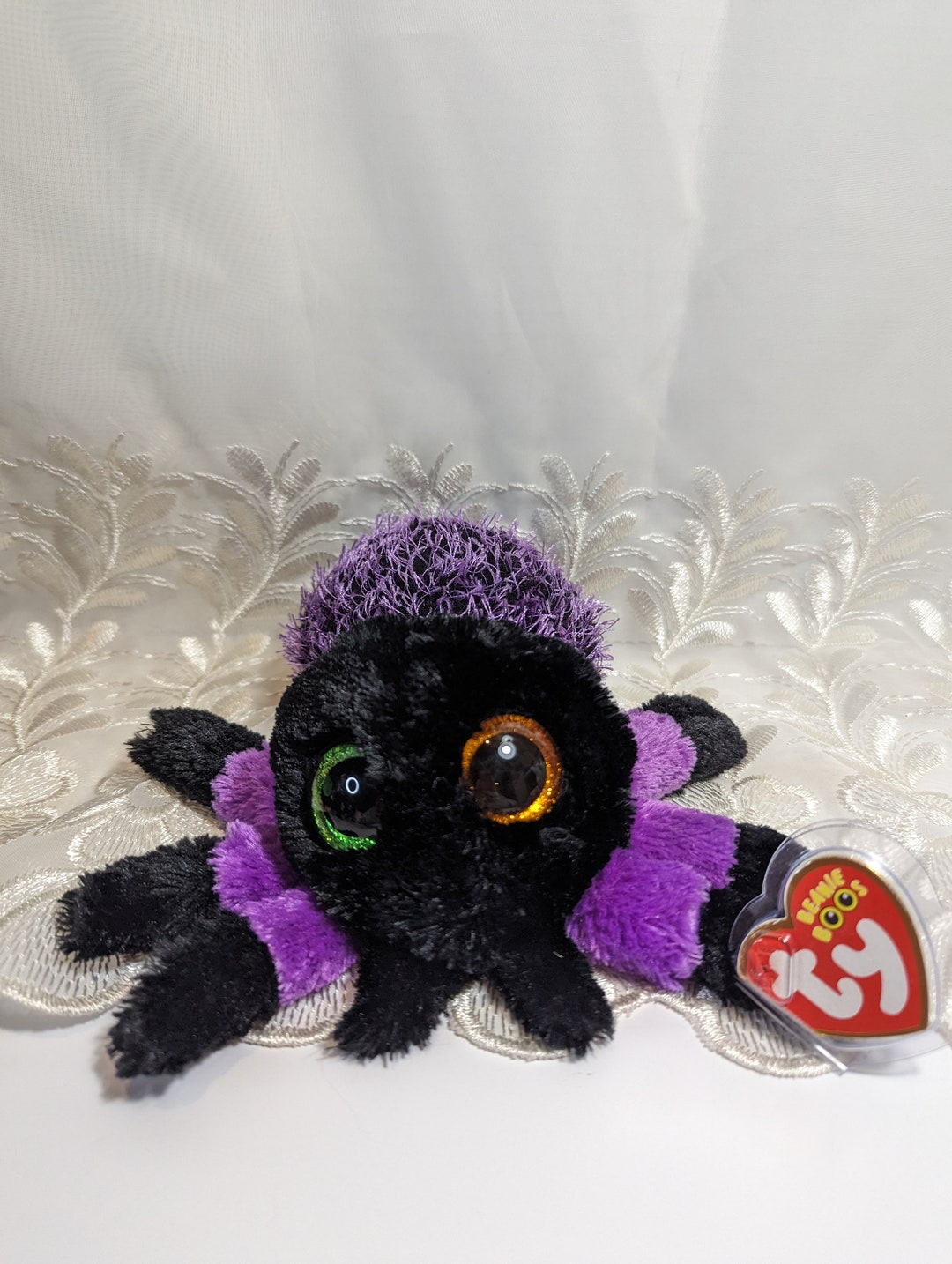 Ty Beanie Boo Creeper the Spider 7in - Etsy