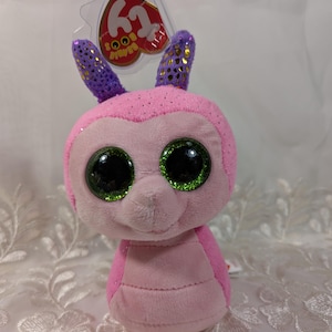 Ty Beanie Boo - Scooter the Pink Snail (6in) Creased Tag - Etsy