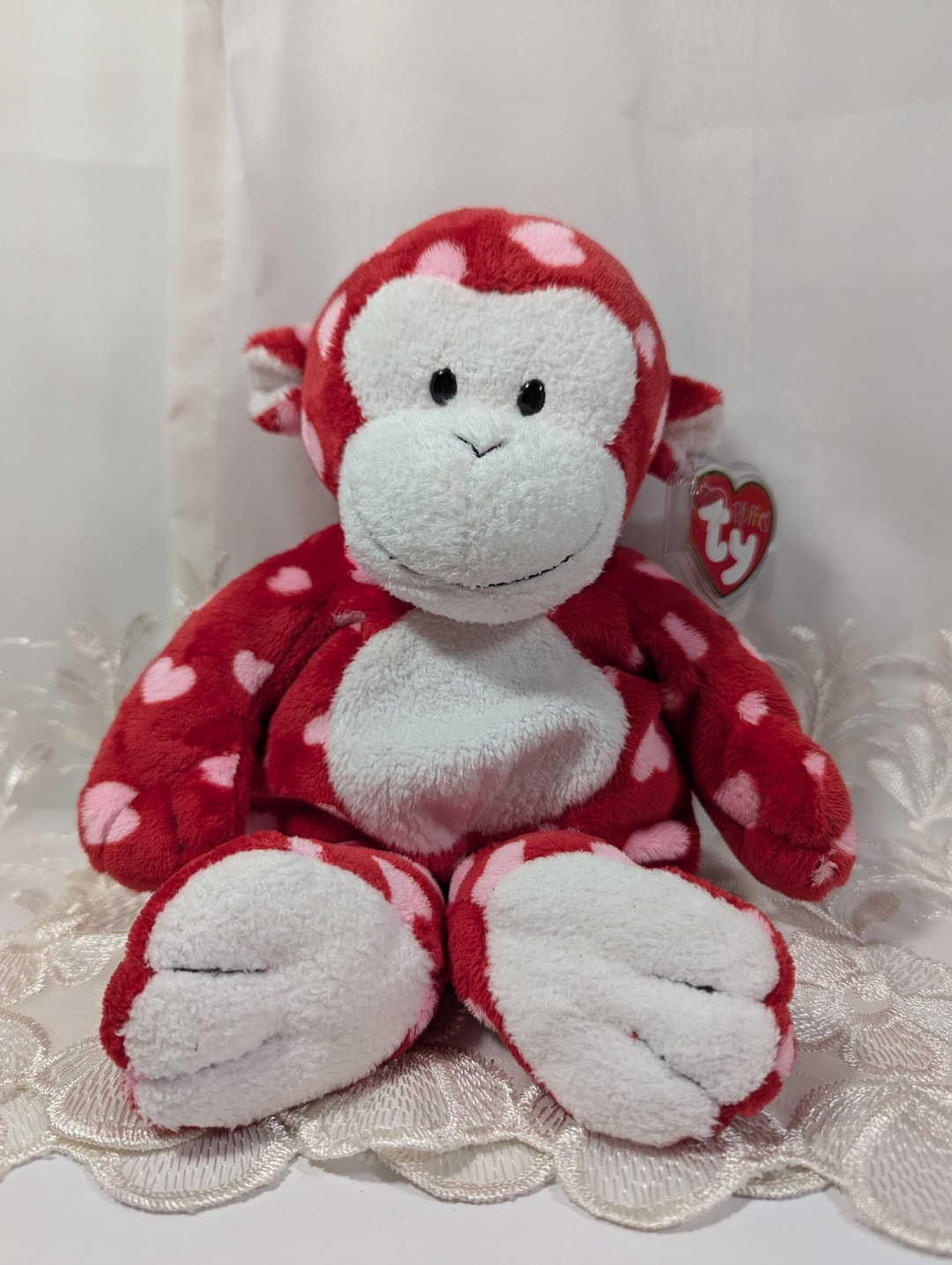 Ty Pluffies Collection - Harts the Monkey (10 In) *rare* - Etsy