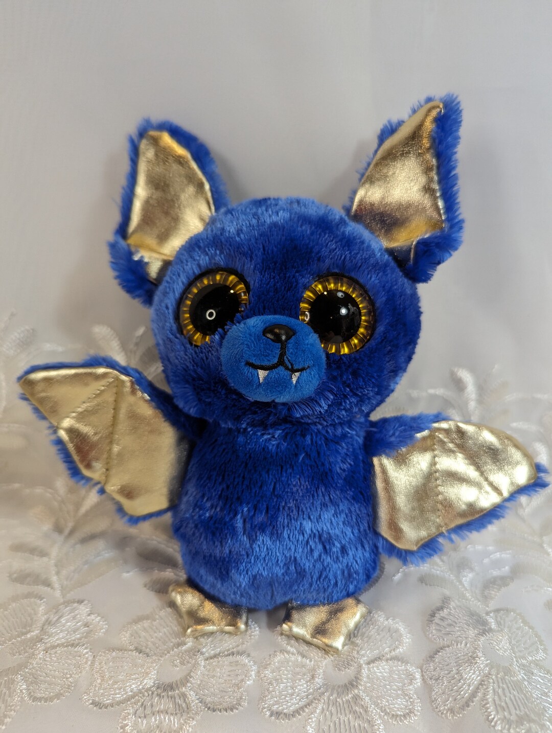 Ty Beanie Boo Ozzy the Blue Bat 6 In No Tag Scuffed Eye - Etsy