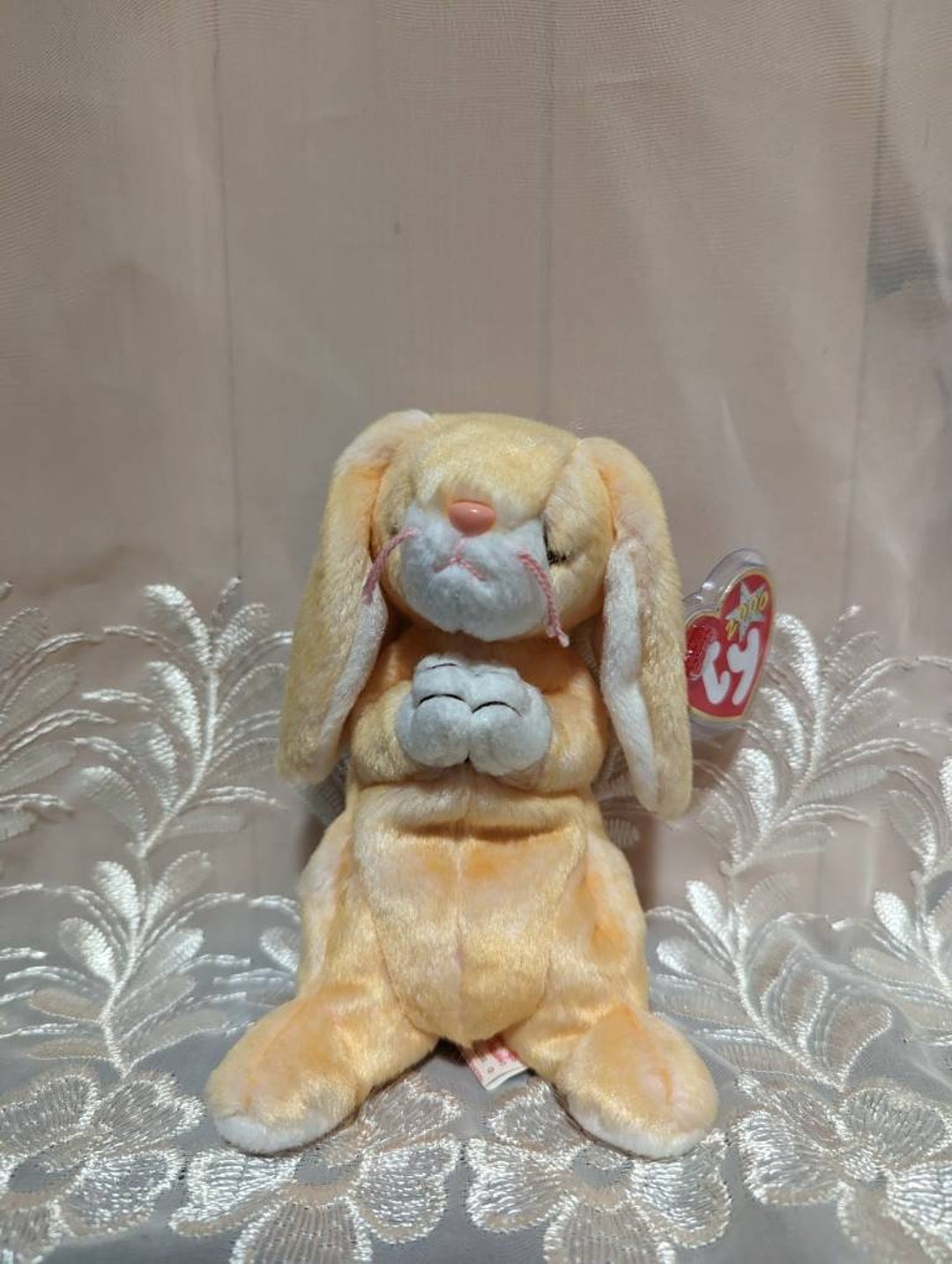 Ty Beanie Babies - Grace the Praying Bunny Rabbit - Vintage Plush Toy ...