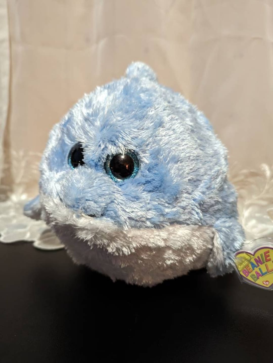 Ty Beanie Ballz - Laguna the Dolphin - Mint Plush Toy (9in) Medium ...