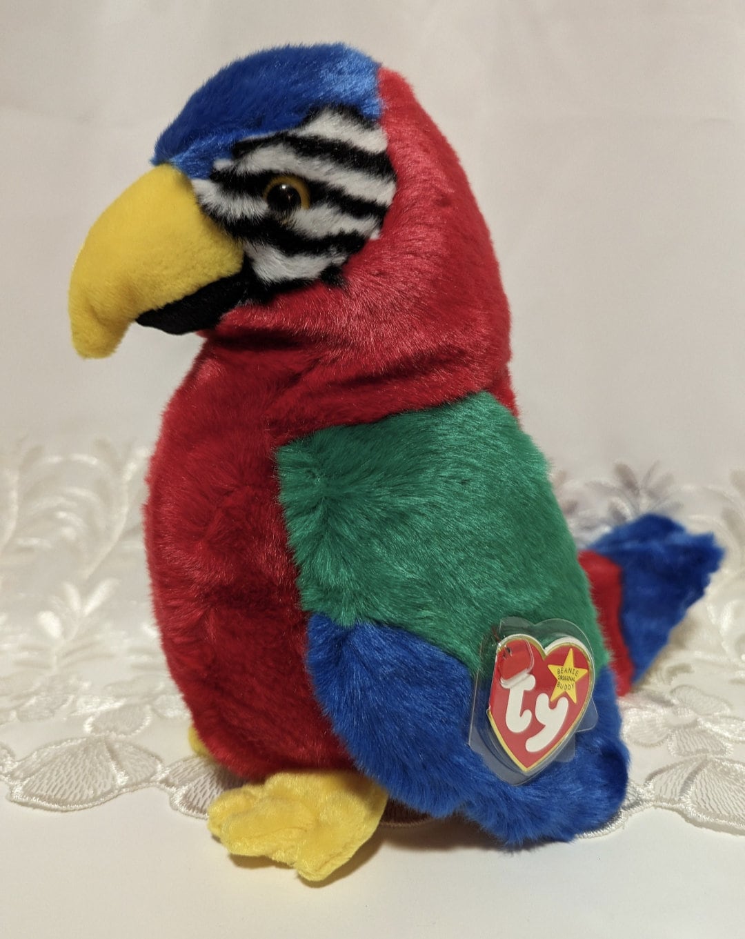Ty Beanie Buddy - Jabber the Parrot (9in) - Etsy