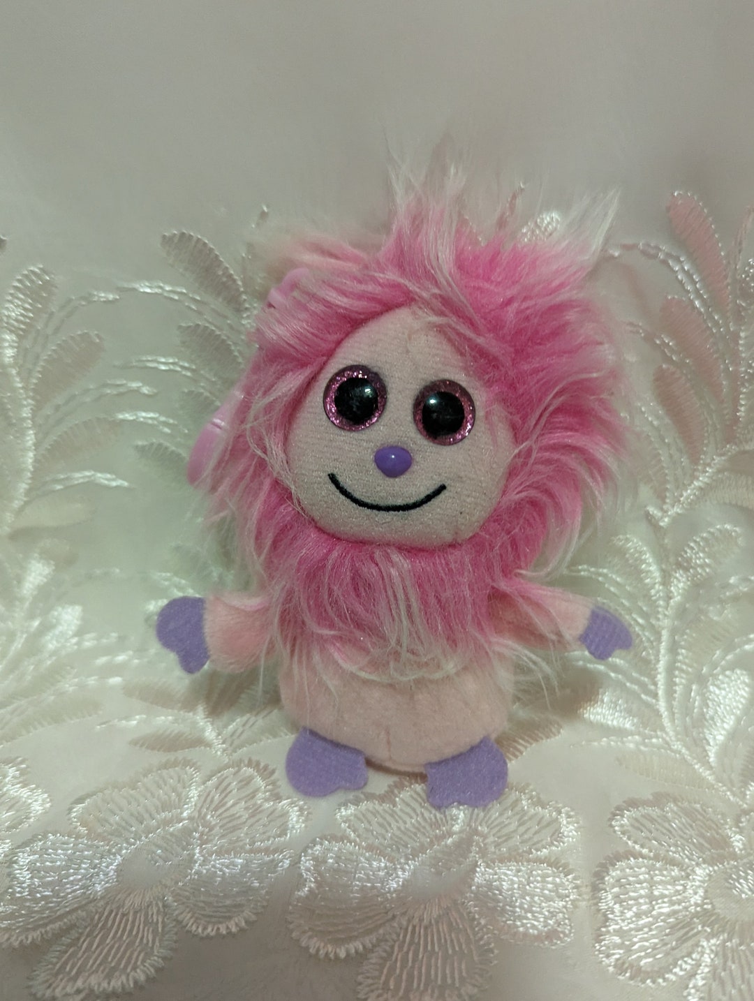 Seller Away Jan 13 27 Ty Frizzys Kink the Pink Little Monster Plastic ...
