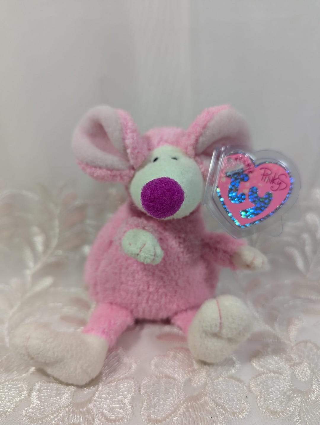 Ty Pinkys - Ratzo the Pink Rat (7.5in) Non-mint Hang Tag - Etsy