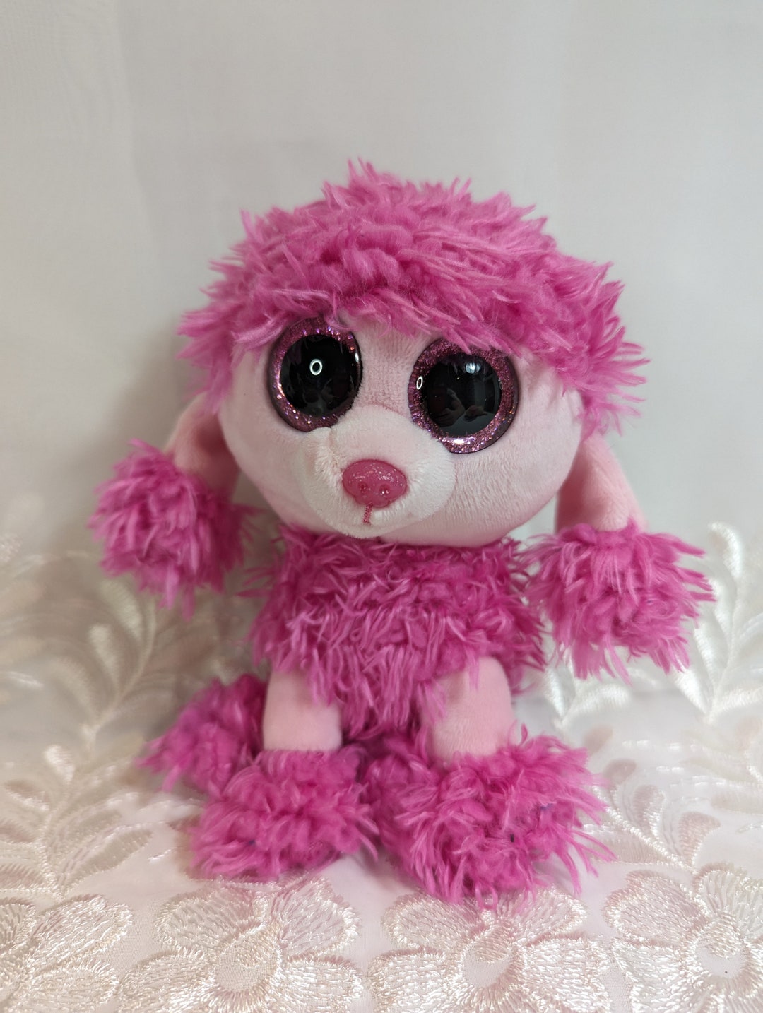Ty Beanie Boo - Patsy the Pink Poodle (6 In) No Tag - Etsy