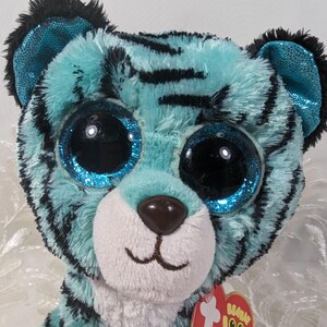 Ty Beanie Boo Tess the Tiger 6in Justice Exclusive , Scuffed Eyes - Etsy