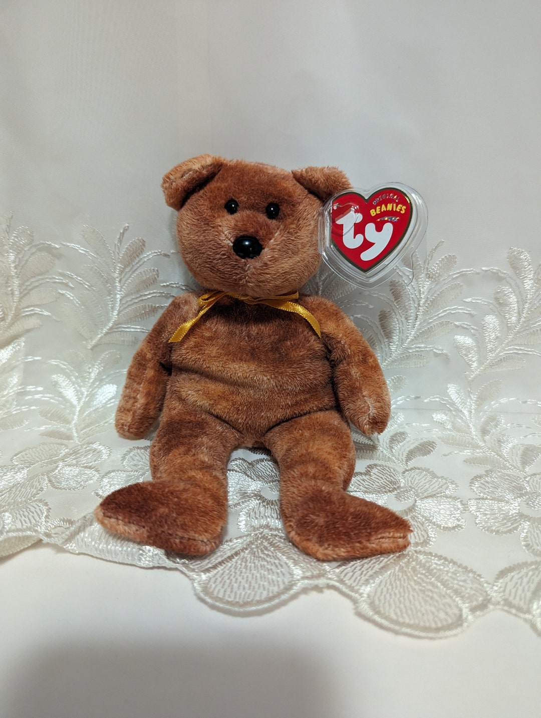 Ty Beanie Baby - Grizzwald the Bear (8.5in) - Etsy